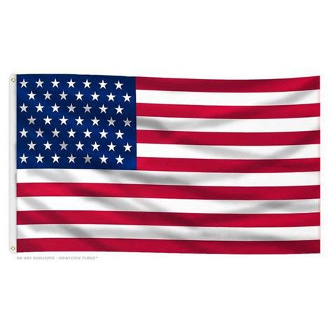 American Flag With Grommets 3 X 5 Feet Thin Blue Line Usa