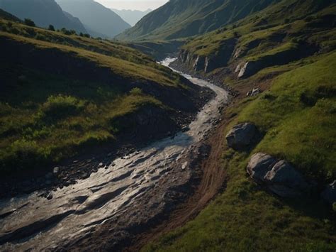 Landslide7 Premium Ai Generated Image