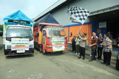 Kapolres Tubaba Launching Penyaluran Cadangan Beras Tahun 2024
