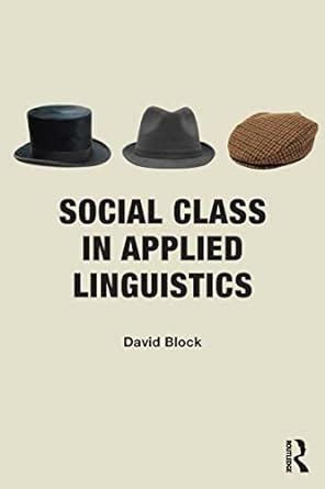 Social Class In Applied Linguistics EBook Block David Amazon In