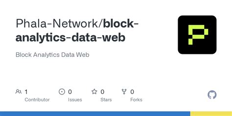 GitHub Phala Network Block Analytics Data Web Block Analytics Data Web