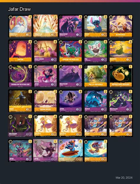 Jafar Draw Lorcana Deck • Lorcanagg