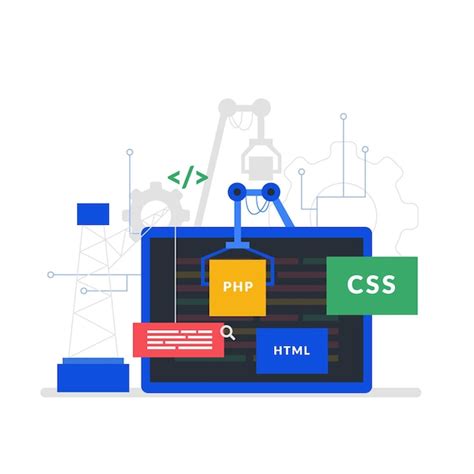 Premium Vector App Development Concept With Laptop Screen