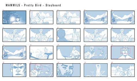 Thumbnail Storyboard For Prettybird Behance