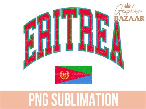 Eritrea Png Eritrean Flag Sublimation Design Eritrea Shirt Design Blue