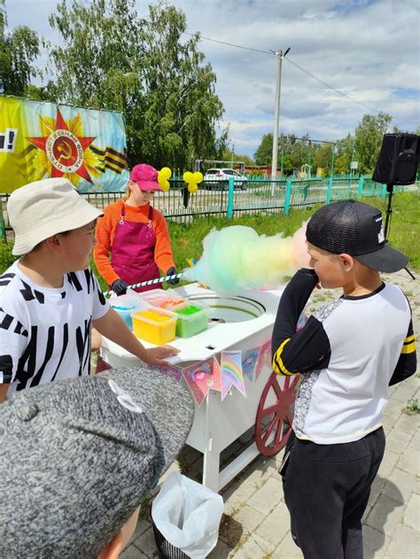 Шоу летающая сладкая вата Фудтрак Кактус Сладкая вата на ваш праздник Мастер класс по