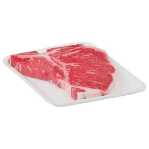 Beef Choice Angus T Bone Thin Steak 1 Lb Kroger