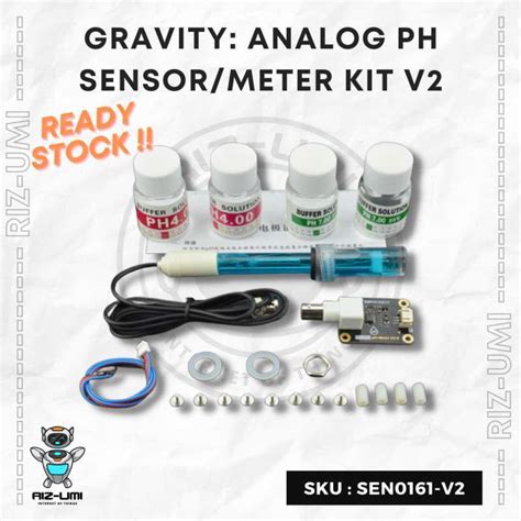 Jual Dfrobot Gravity Analog Ph Sensor Ph Meter Kit V2 Di Seller Riz Umi Balecatur Kab Sleman