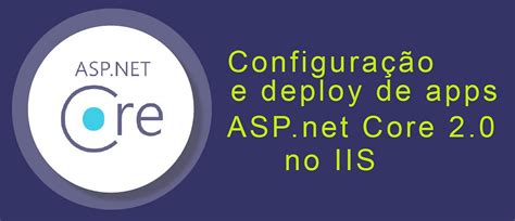 Configuração E Deploy De Aplicativos Core 20 No Iis By Ray
