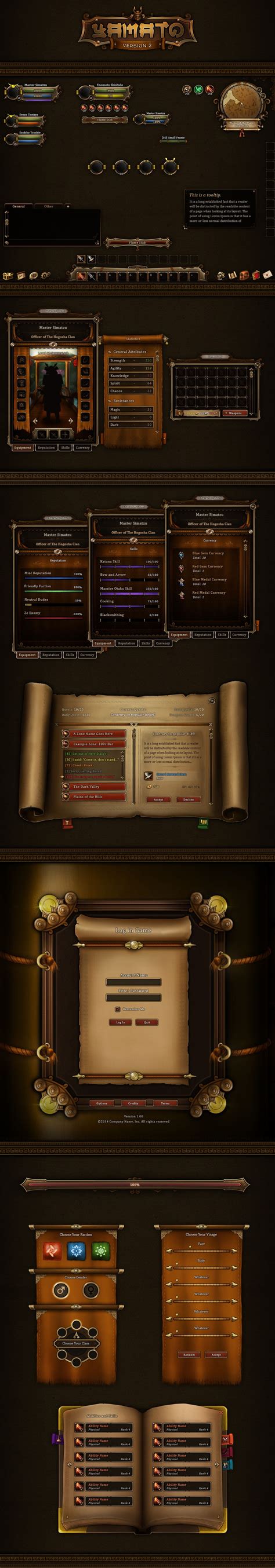 Web Design Game Ui Design Graphic Design Game Interface Interface