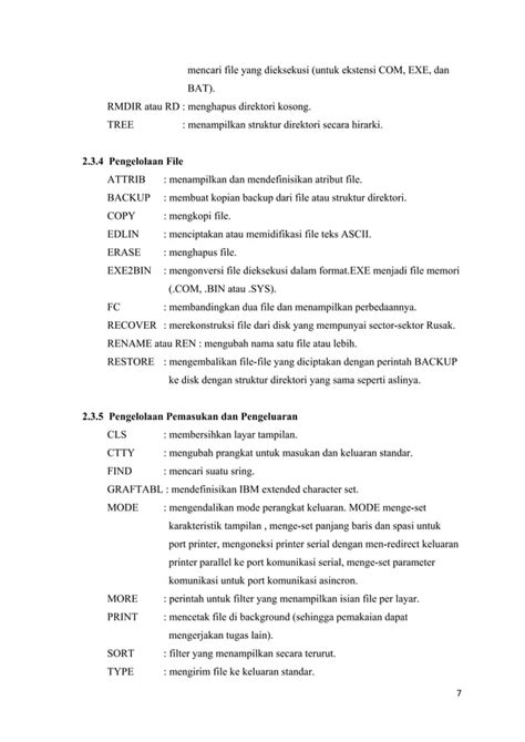 Makalah Perintah Dasar Windows Command Prompt Pdf