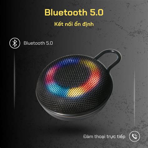 Loa Bluetooth Icore Mini Nhỏ Gọn Chống Nước Có Led Giá Rẻ Phụ