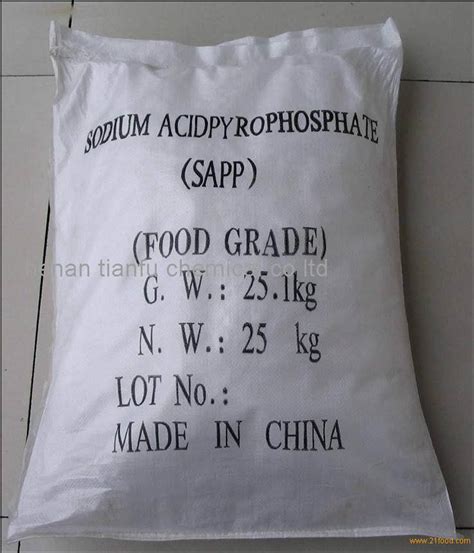Sodium Acid Pyrophosphate Food Grade SAPP China Tianfu Price Supplier