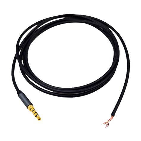 35mm Male Plug To Bare Wire Cable Open End Trrs 5pin Stereo Plug 1