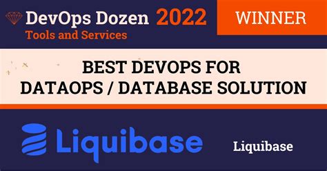 Liquibase On Linkedin Liquibase Named 2022 Best Devops For Dataops