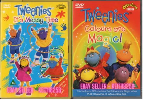 Tweenies Its Messy Time Dvd With Free Colours Are Magic Dvd 31