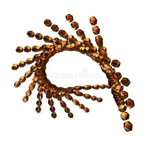 Abstract Geometric Shapes 3d Rendering Stock Illustration Illustration Of Render Abstract