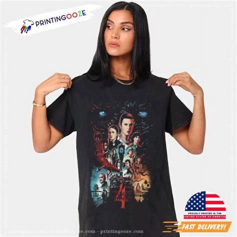 Season 4 Stranger Things Netflix T Shirt