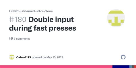 Double Input During Fast Presses · Issue 180 · Drewolunnamed Sdvx