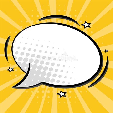 Empty Comic Bubble Chat Vector Stock Vector Illustration Of Vector