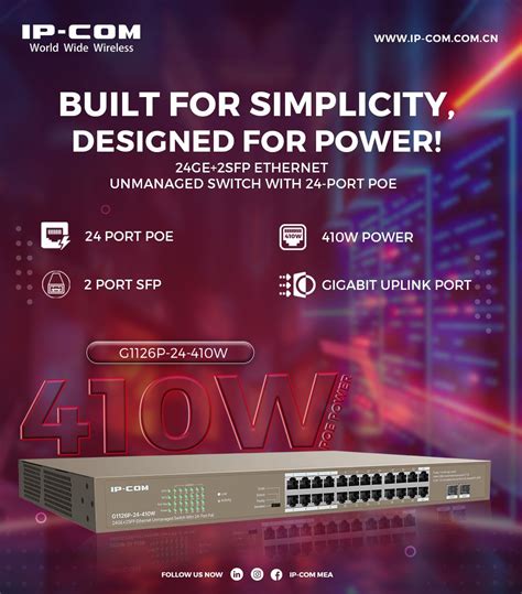 ip com mea on linkedin networking poe techsolutions efficiency