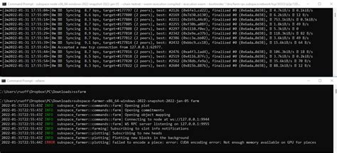 Windows 11 Failed To Encode A Piece Cuda Encoding Error · Issue 244