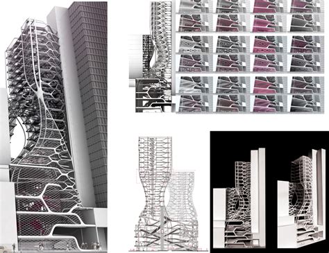 Futuristic Cellular Structure Architecture