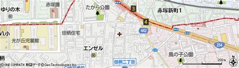 東京都練馬区田柄2丁目33の地図 住所一覧検索｜地図マピオン
