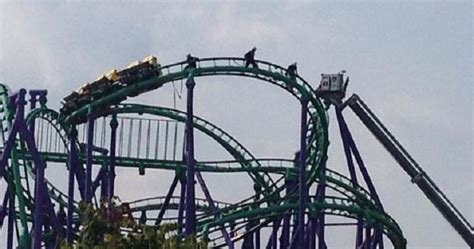 24 People Rescued From Stranded Roller Coaster At Us Theme Park