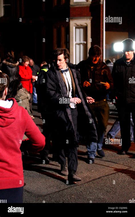Matt Smith As The New Doctor Filming Scenes On Location For The New