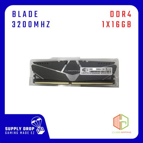 เบลดเล่นเกม Cube Gaming Ddr4 3200mhz Pc25600 ช่องเดี่ยว 16gb 1x16gb Shopee Thailand
