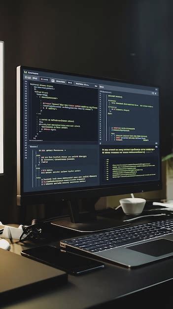 Developer Software Code Mock Up With Generic Programming Language