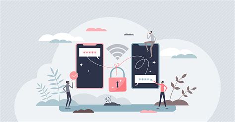 작은 사람 개념에 대한 데이터 코딩 보안 기능으로 암호화 0명에 대한 스톡 벡터 아트 및 기타 이미지 0명 Brand Name Smart Phone 개념 Istock