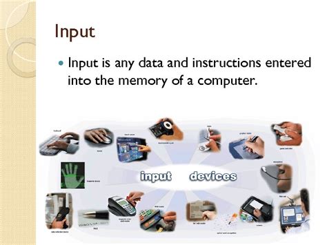 Input And Output Input Is Any Data