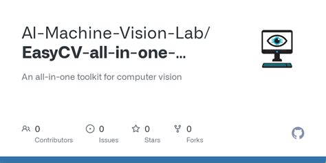 GitHub AI Machine Vision Lab EasyCV All In One Computer Vision