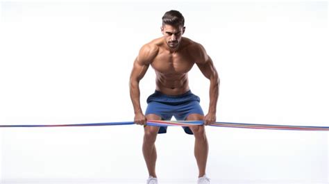 Shirtless Man Demonstrates Hula Hoop Skills Premium Ai Generated Image