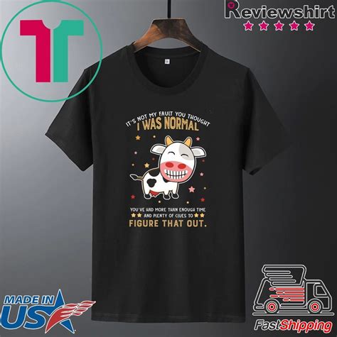 Its Not My Fault You Thought I Was Normal Gift T Shirts