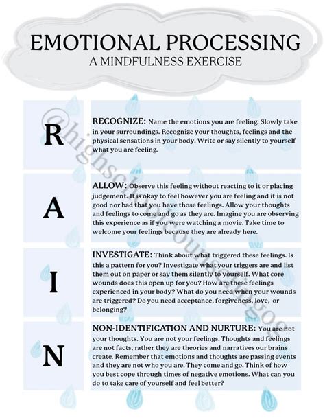 Emotional Regulation Processing Worksheet Emotional Regulation For