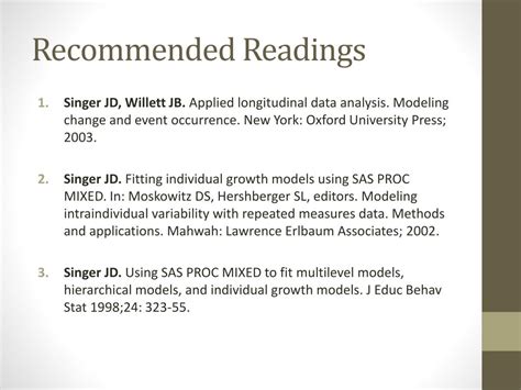Ppt Using Multilevel Modeling To Analyze Longitudinal Data Powerpoint
