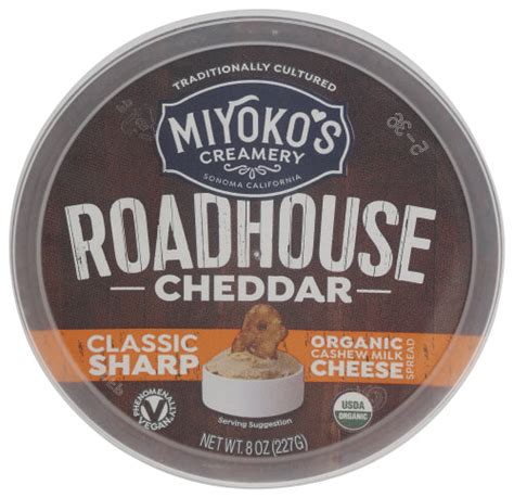 Organic Roadhouse Cheddar Cheese Spread Juneau Natural