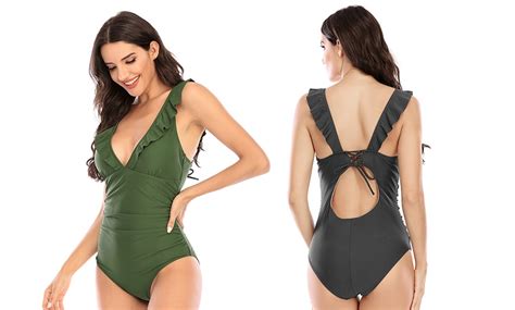Up To Off On Women One Piece Swimsuits Sex Groupon Goods