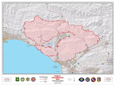 Thomas Fire Explodes To 230 500 Acres 15 Percent