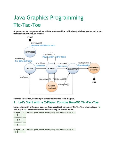 Java Programming Tutorial 58 Java Graphics Programming Tic Tac Toe A