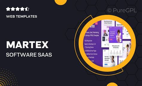 Martex Software SaaS Startup HTML Template