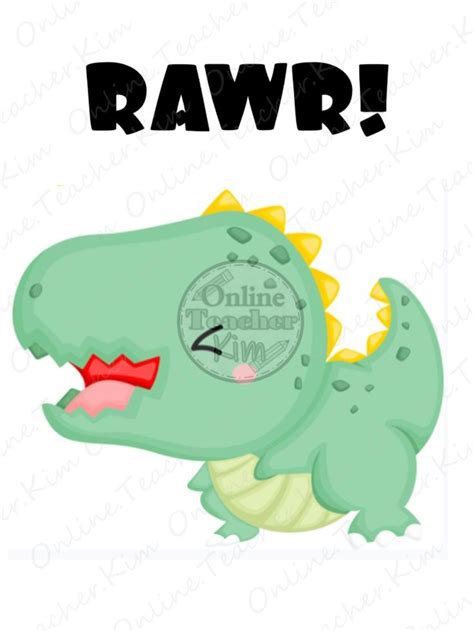 Dinosaur Themed Classroom Décor Printable Poster Set Classroom Decor