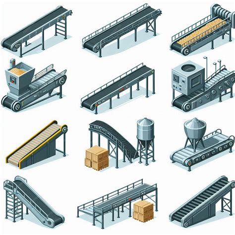 Conveyor Belt System Vector Illustration Premium Ai Generated Vector