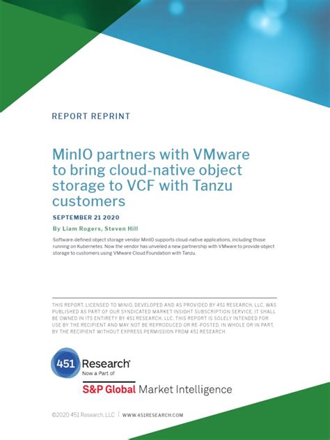 Minio Vmware Kubernetes Pdf V Mware Cloud Computing