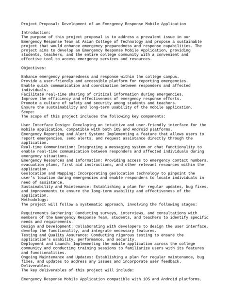 Project Proposal Development Of An Pdf Usability Mobile App