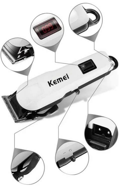 New White Kemei 809a Hair Trimmer For Household At Rs 550 Piece In Mumbai