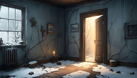 The House Has Not Been Cleaned For A Long Time Background Cartoon